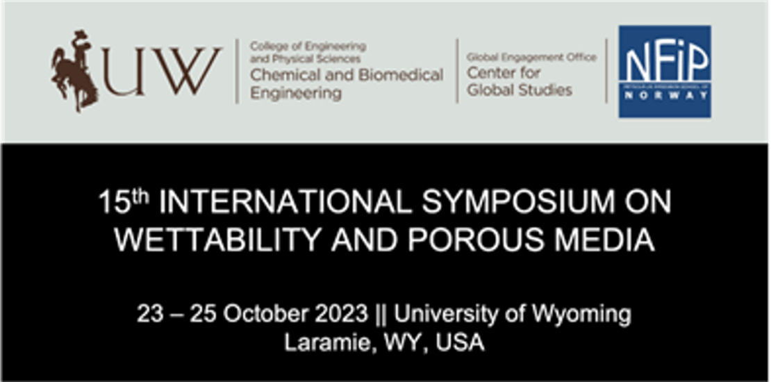 Symposium on Wettability and Porous Media | InterPore